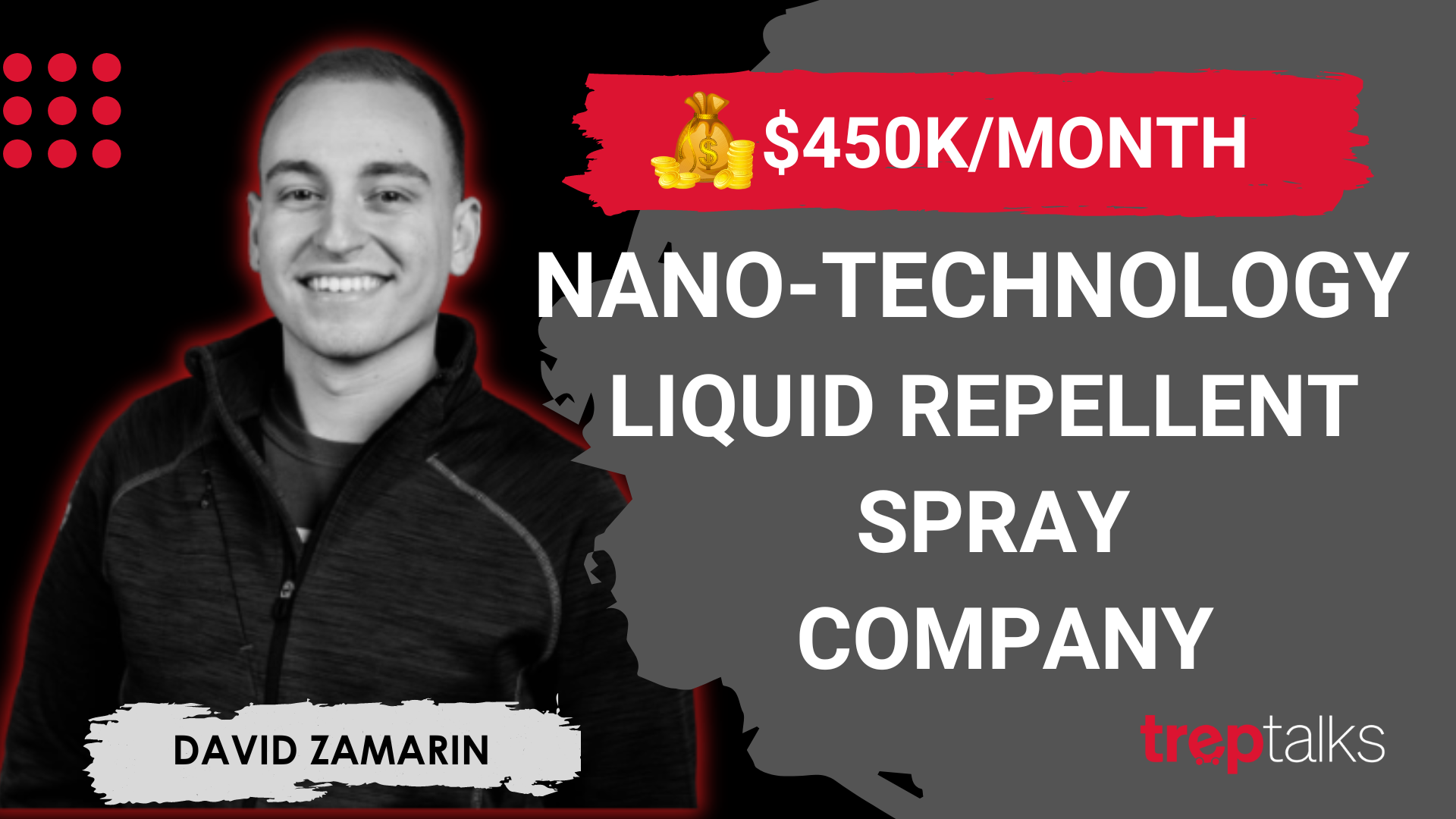 $450K/Month- Building a nanotechnology-based liquid repellent spray ...
